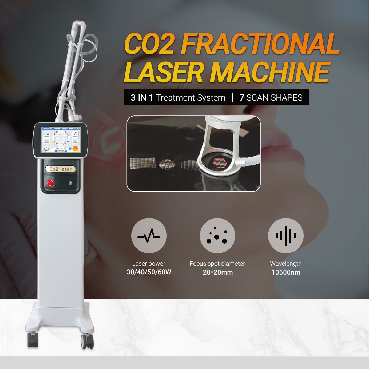 Professional Fractional CO2 Laser Machine - KLSI™ Professional Laser ...